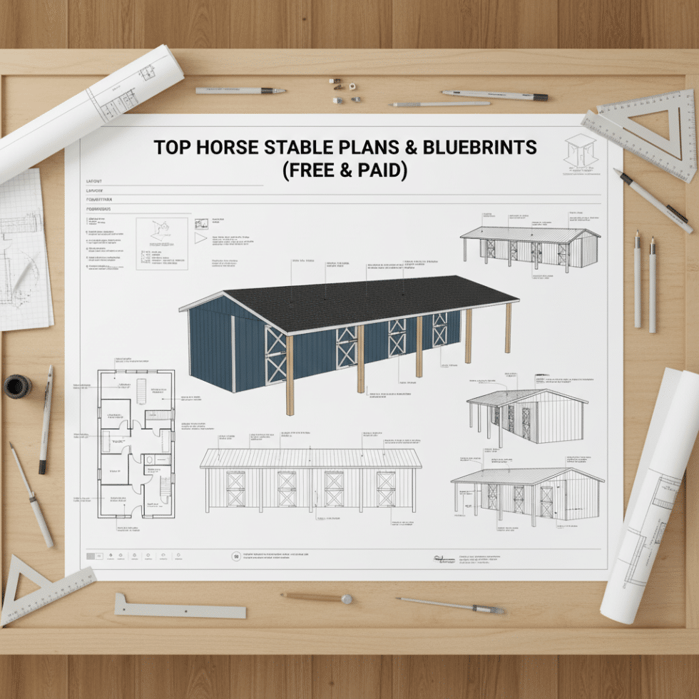 Top 10 Horse Stable Plans & Blueprints (Free & Paid)