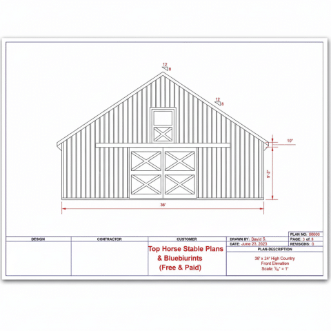Top 10 Horse Stable Plans & Blueprints (Free & Paid)