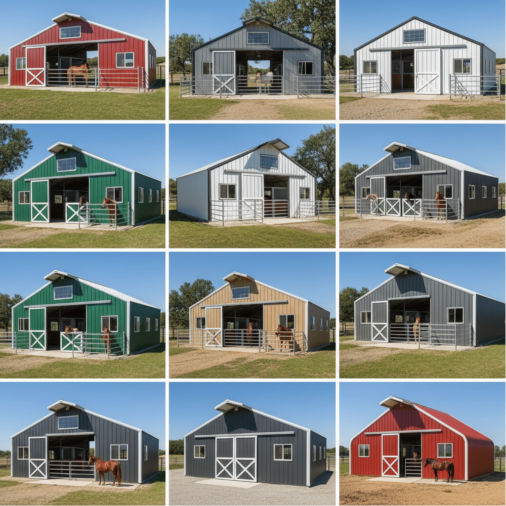 Top 10 Metal Horse Stable Building Kits & Designs