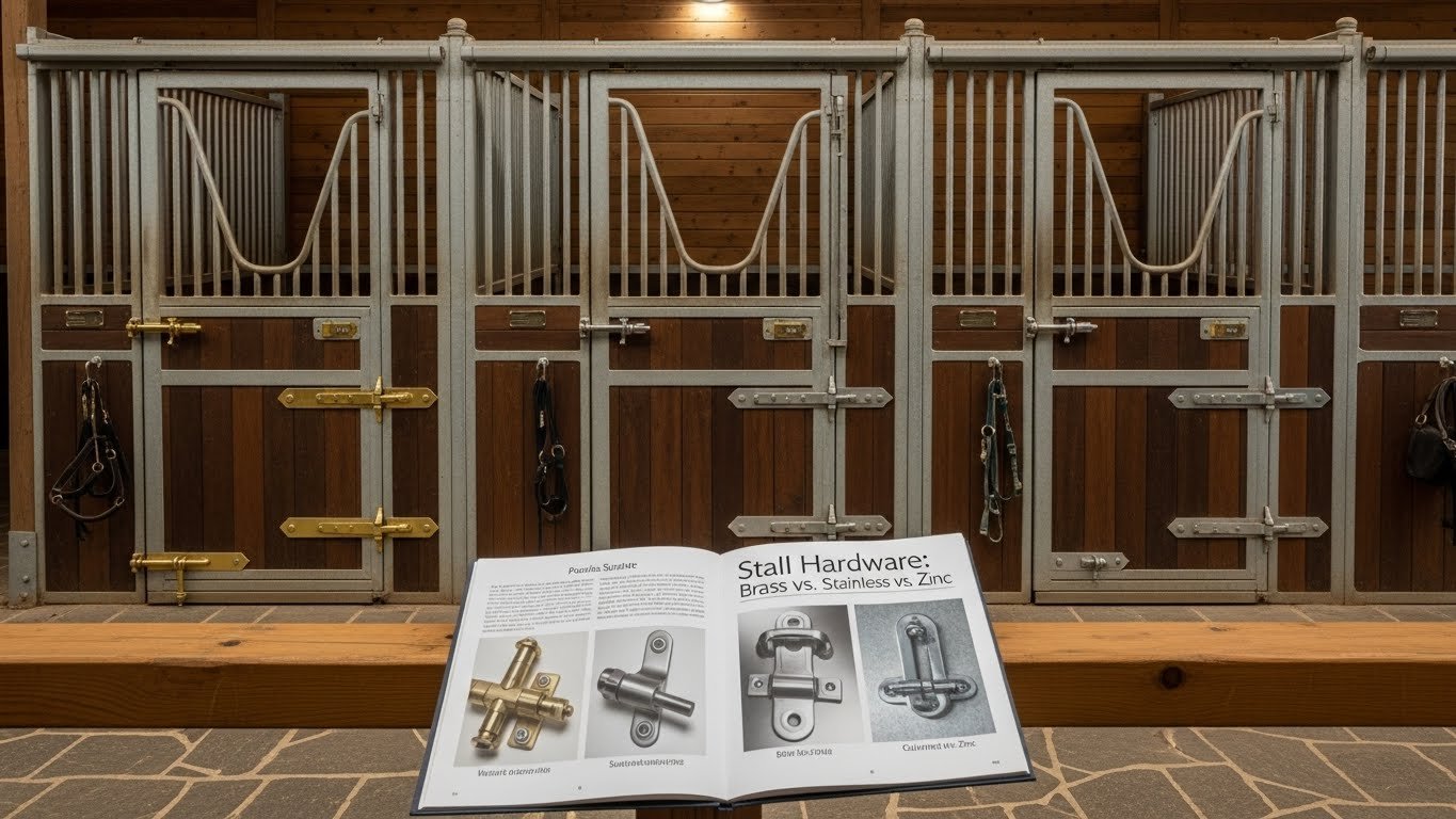 Brass vs. Stainless vs. Zinc: A Guide to Stall Hardwar]