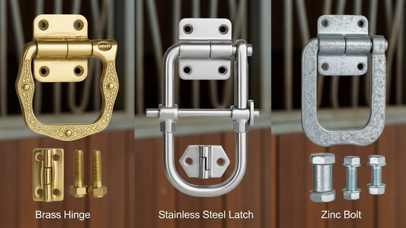Brass vs. Stainless vs. Zinc: A Guide to Stall Hardwar]