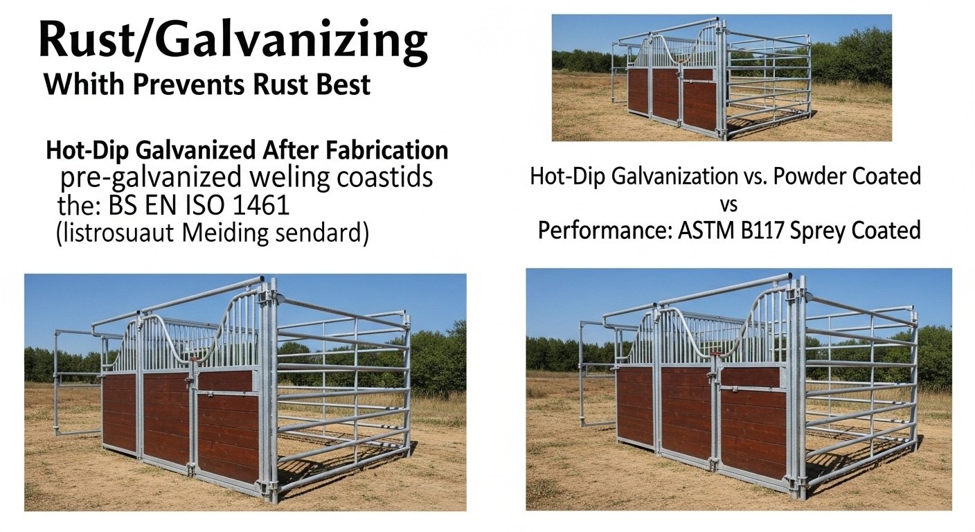 Hot-Dip Galvanized vs. Powder Coated: Which Prevents Rust Best?