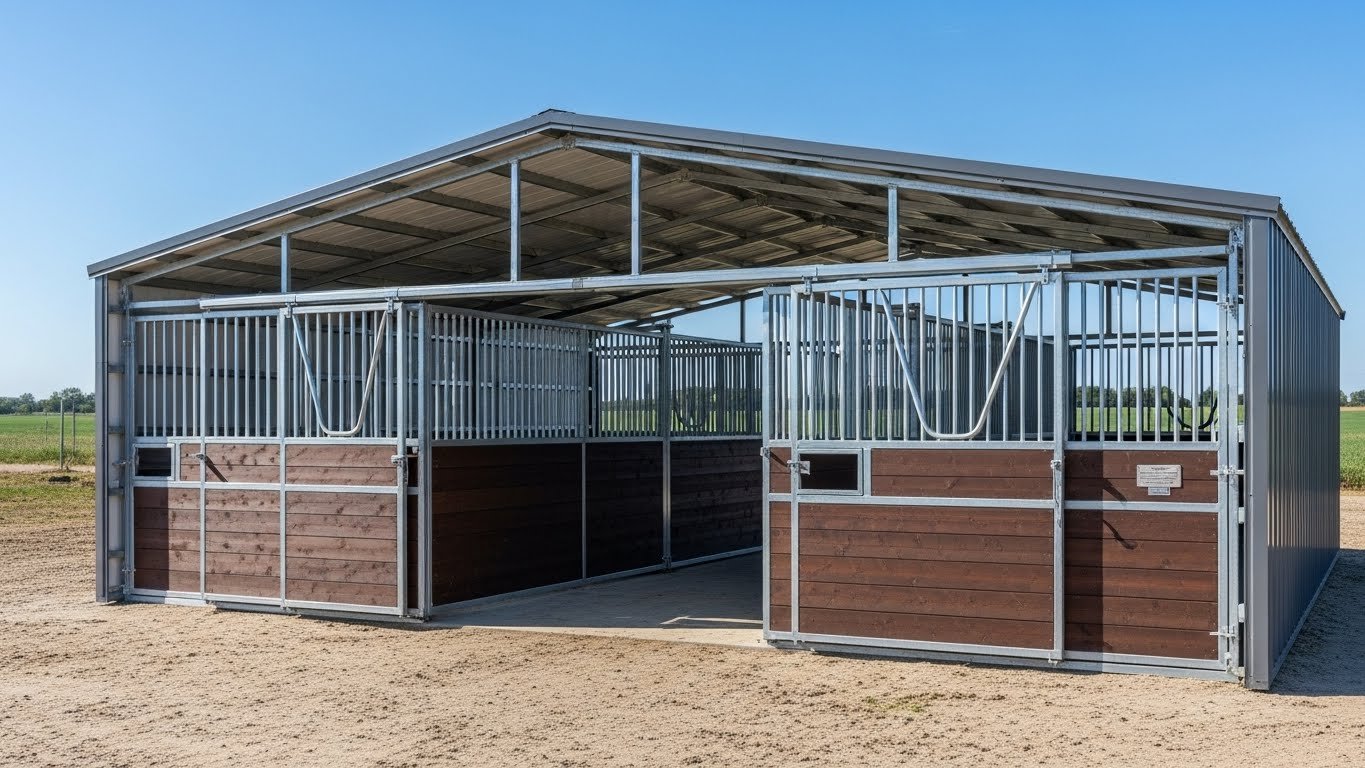 Comment installer 20 stalles de chevaux portables en moins de 6 heures