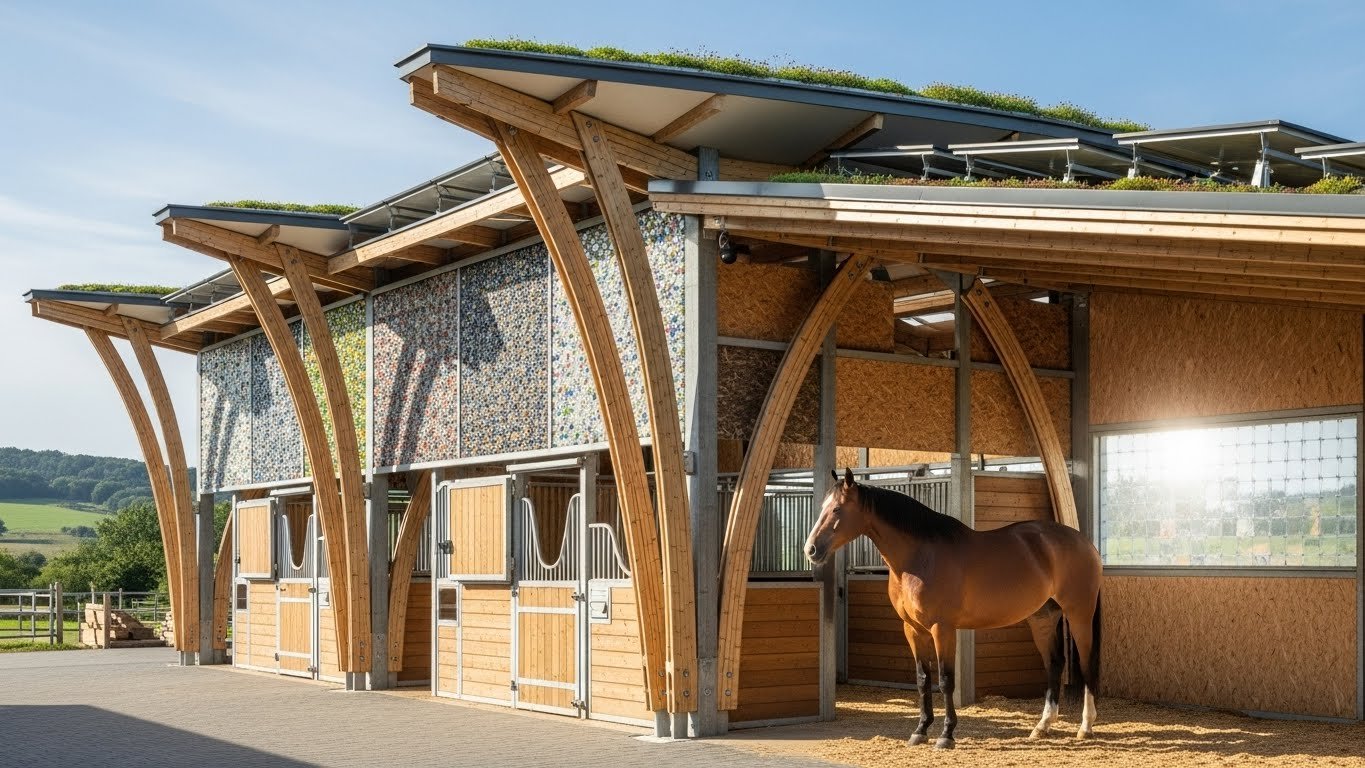 The Rise of "Green" Stables: Bamboo and Recycled Materials