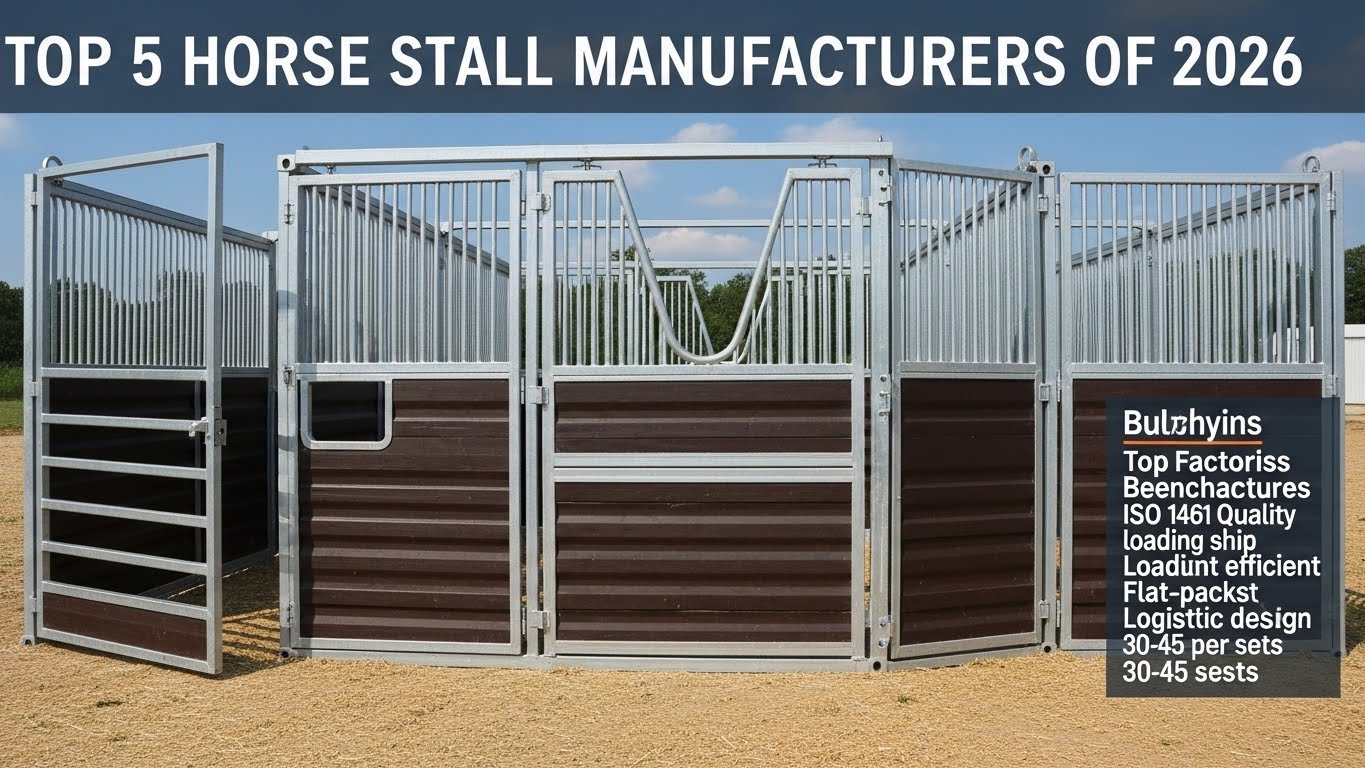 Top 5 Horse Stall Manufacturers of 2026: Global Sourcing Guide