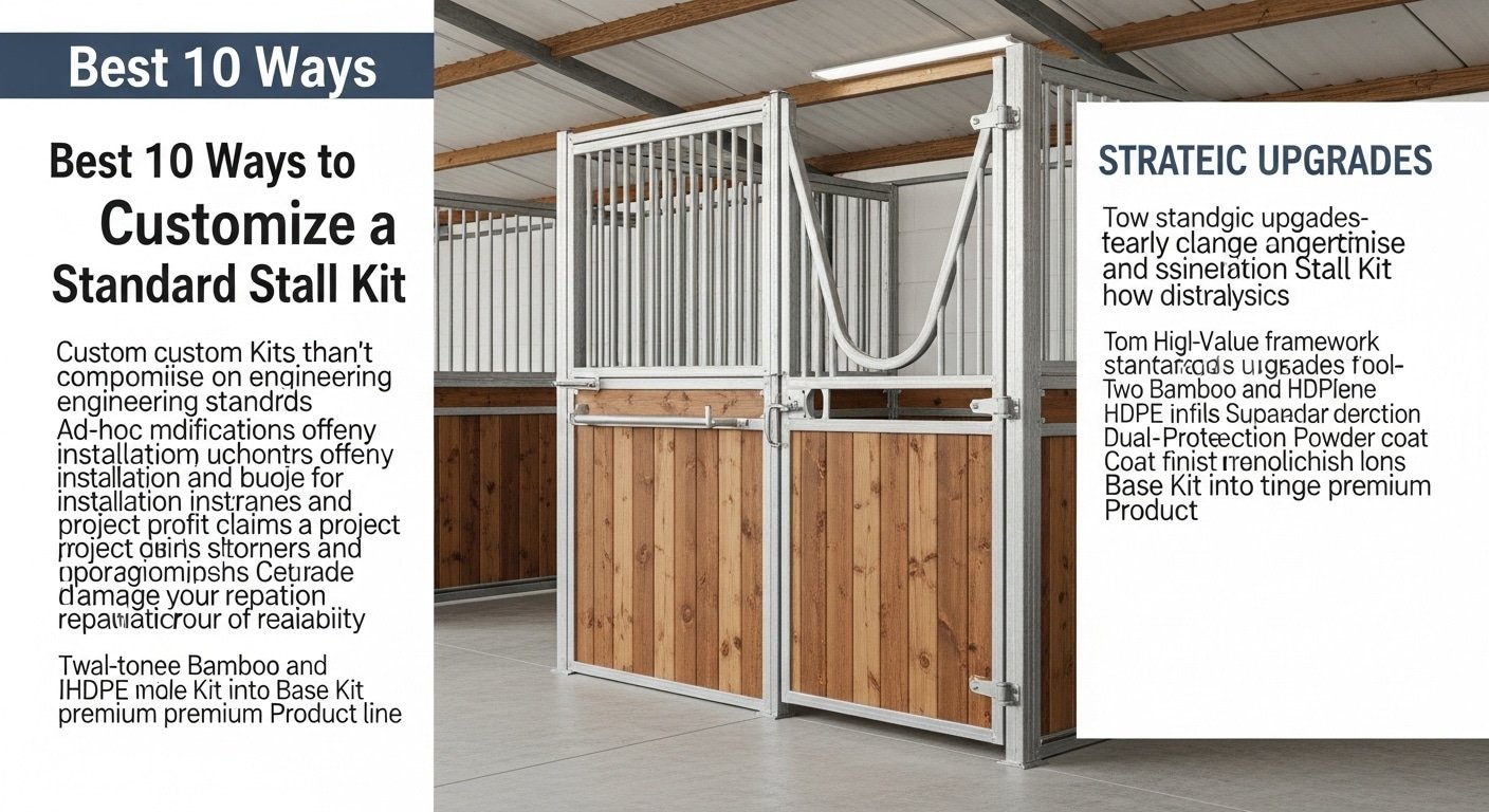 Best 10 Ways to Customize a Standard Stall Kit