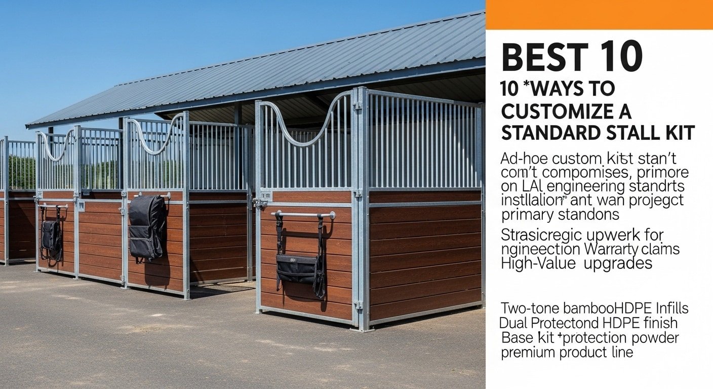 Best 10 Ways to Customize a Standard Stall Kit