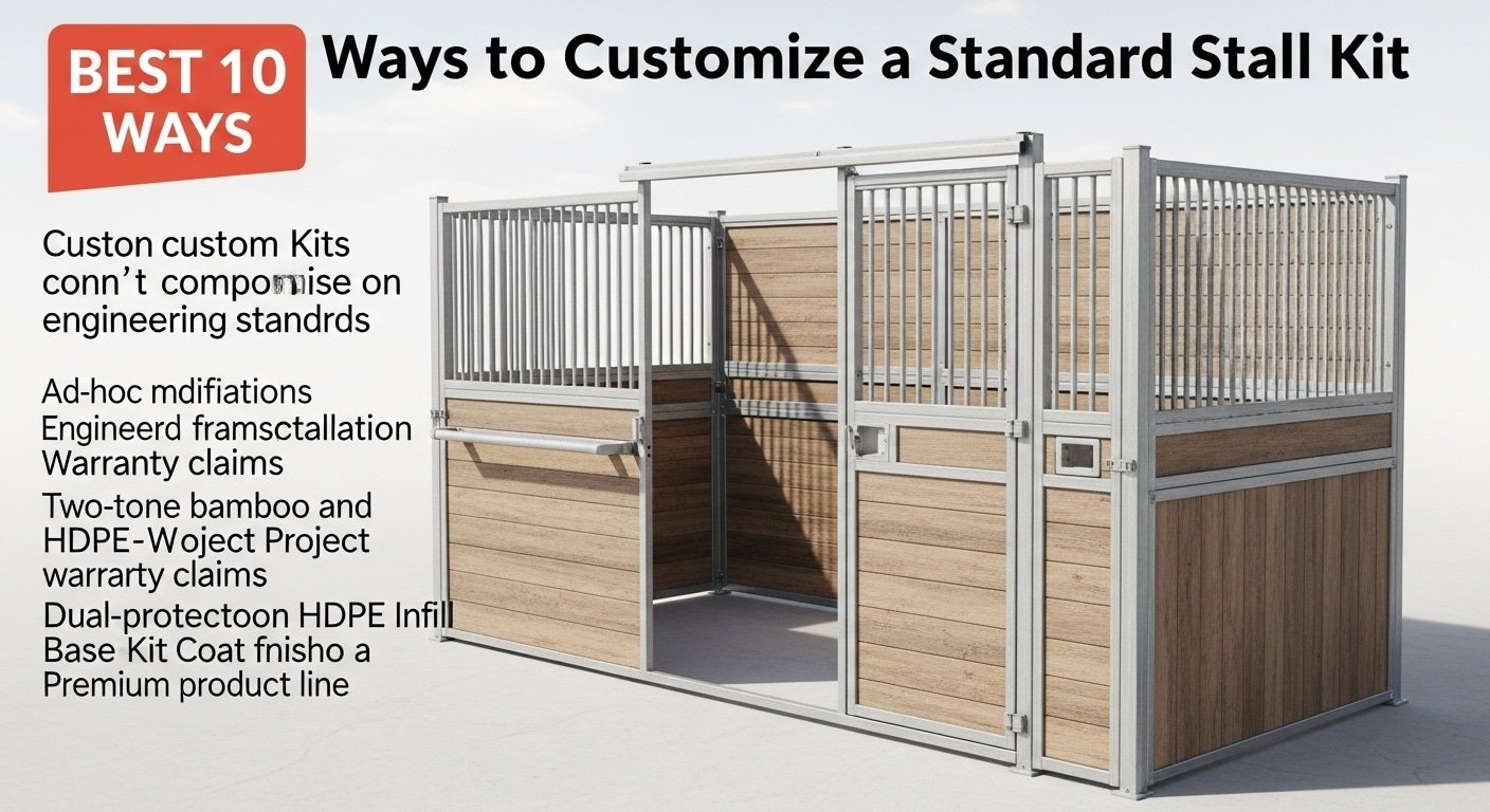 Best 10 Ways to Customize a Standard Stall Kit