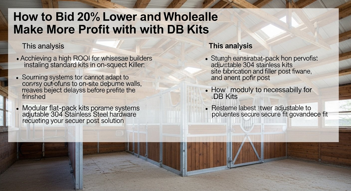How to Bid 20% Lower and Make More Profit with DB Kits